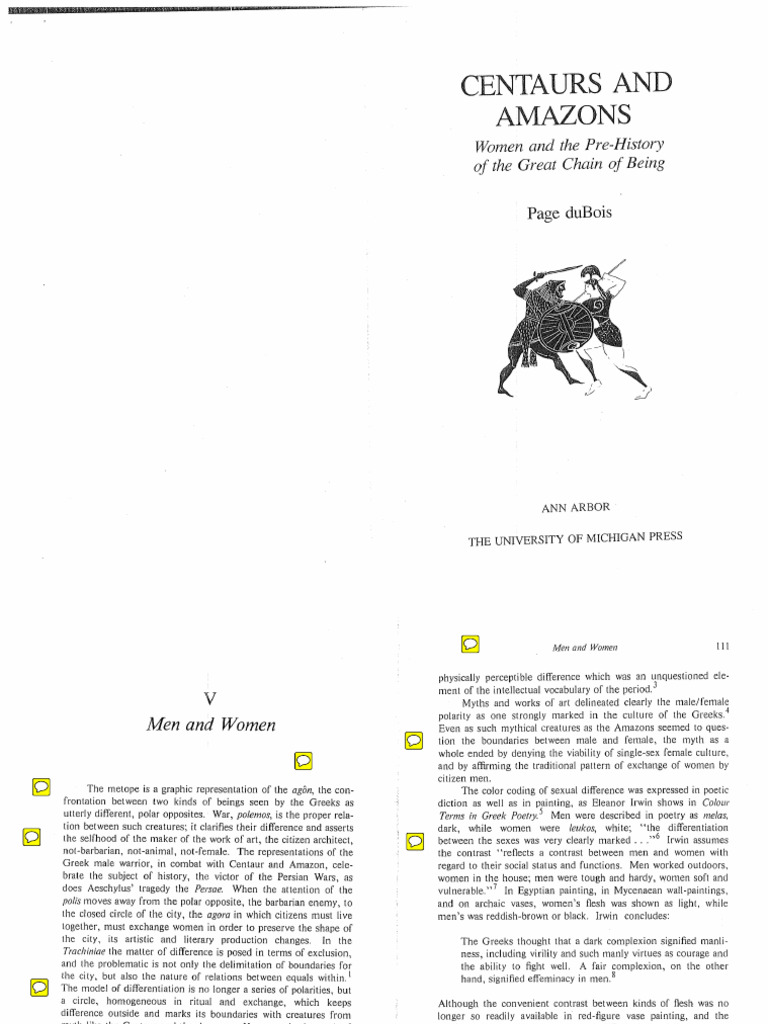 Centaurs and Amazons | PDF