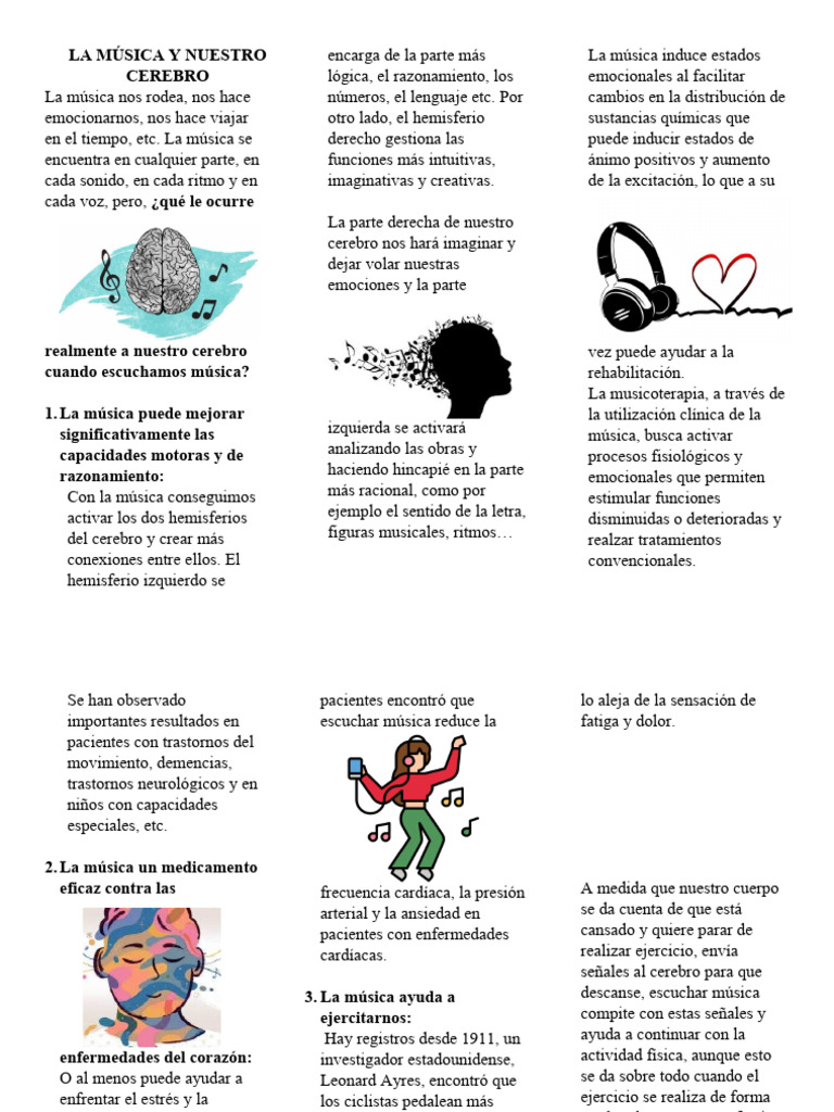 La Musica y Nuestro Cerebro | PDF | Las emociones | Cerebro