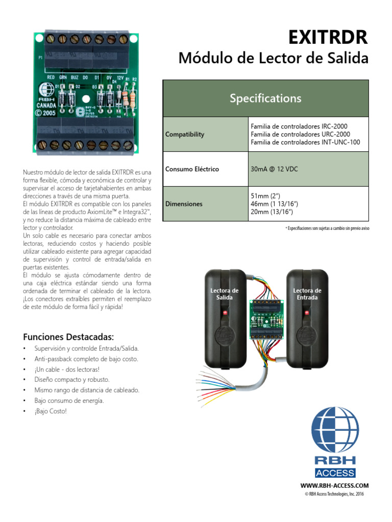 RBH Exitrdr Spanish | PDF