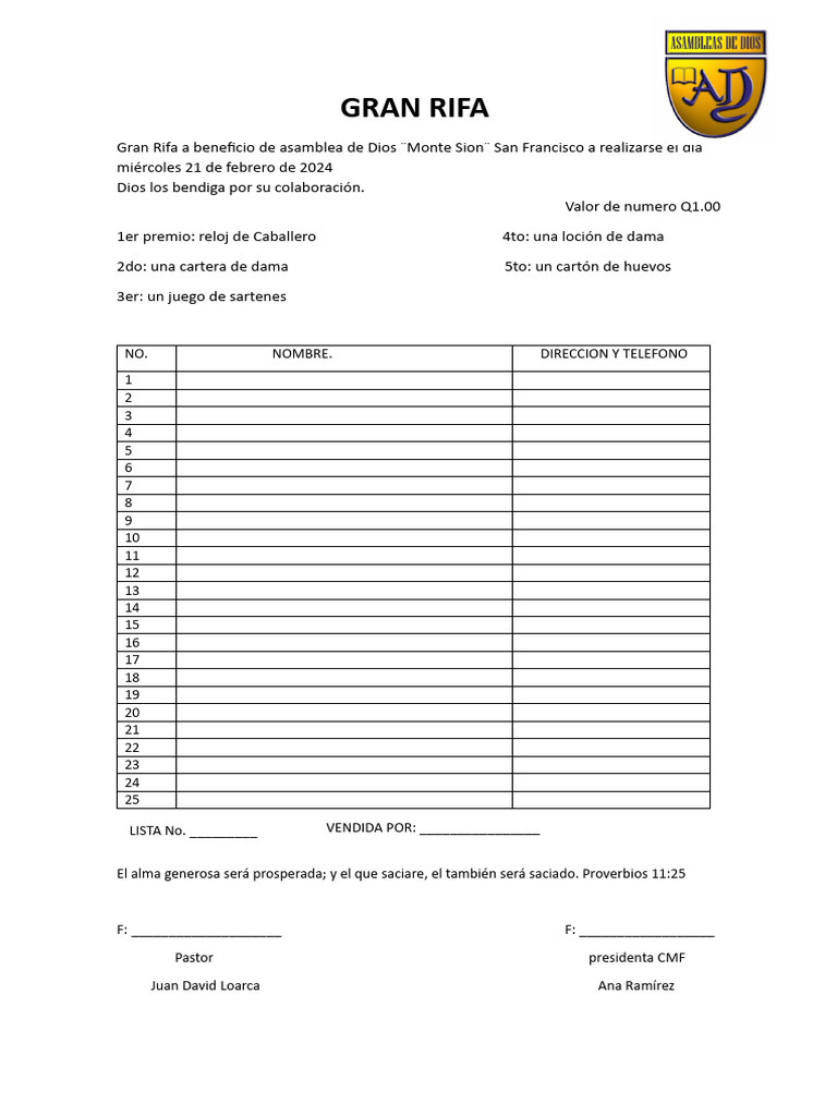 Gran Rifa Gran Rifa | PDF