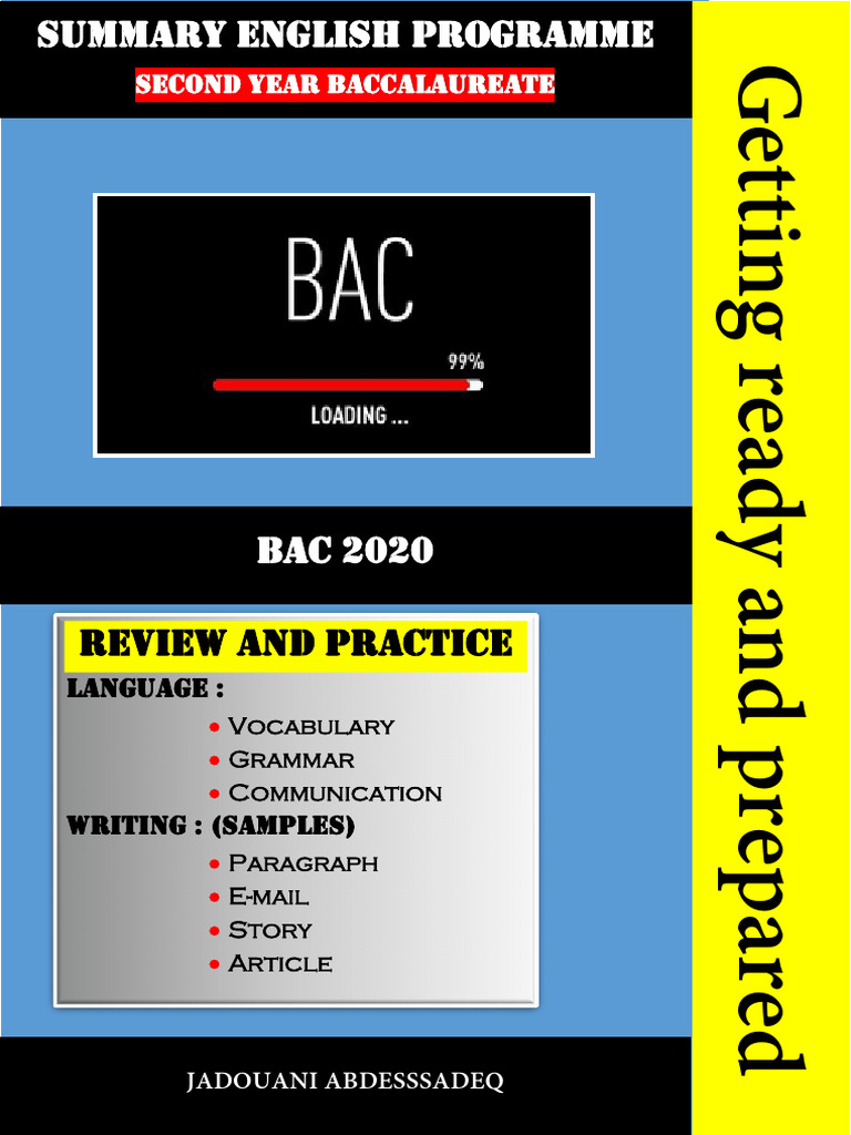 Second Year Baccalaureate English Review | PDF | Grammatical Tense ...