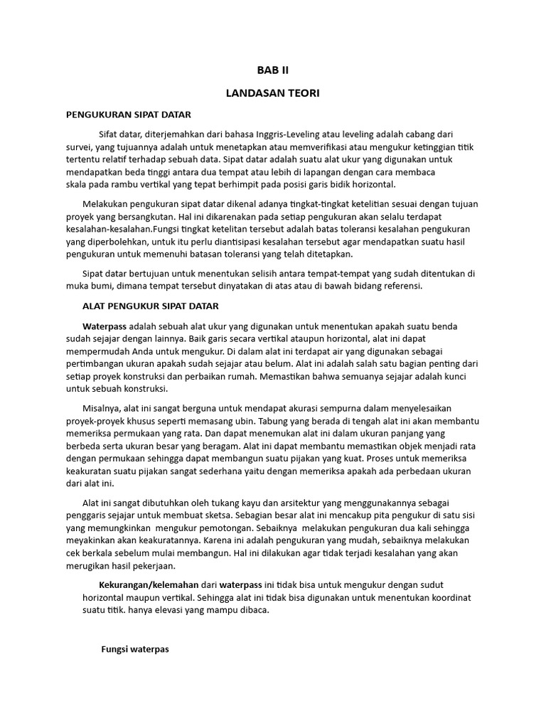 BAB II Landasan Teori | PDF | Teknologi & Rekayasa