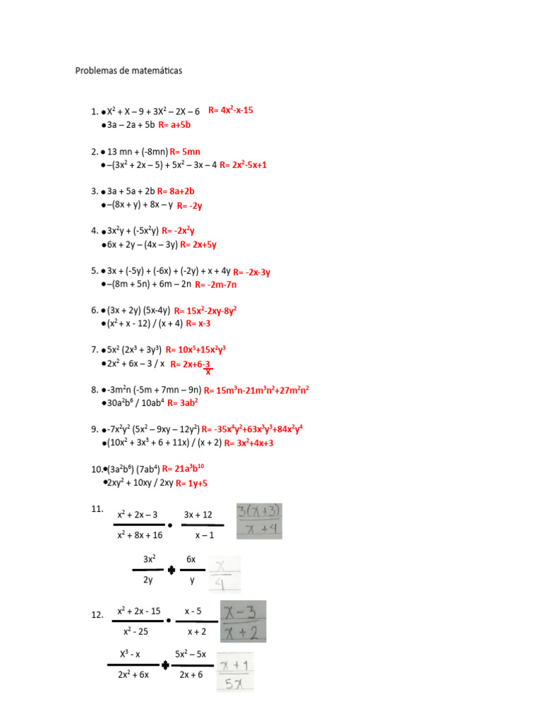 Problemas de Matemáticas | PDF | Funciones y mapeos | Trigonometría