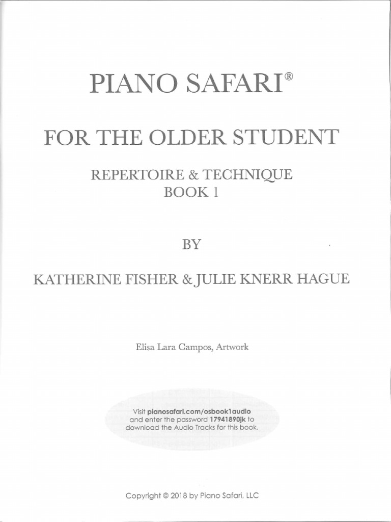 Piano Safari - Repertoire & Technique Book 1 | PDF