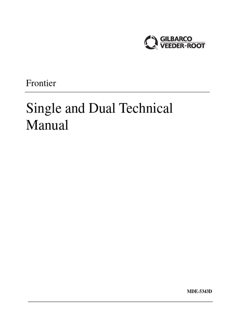 Technical Manual Frontier | PDF | Technology & Engineering
