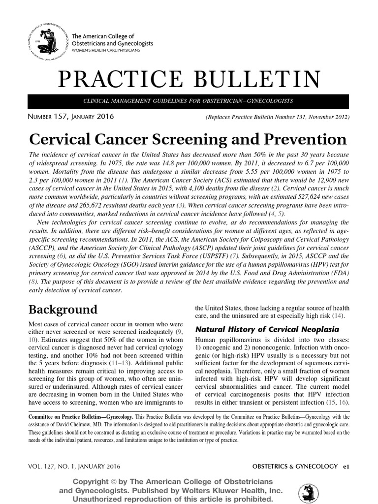 ca cervix | PDF | Cervical Cancer | Medical Specialties