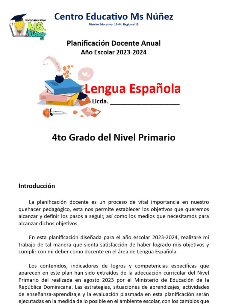 Español 4to Primaria | PDF | Conversacion | Pensamiento