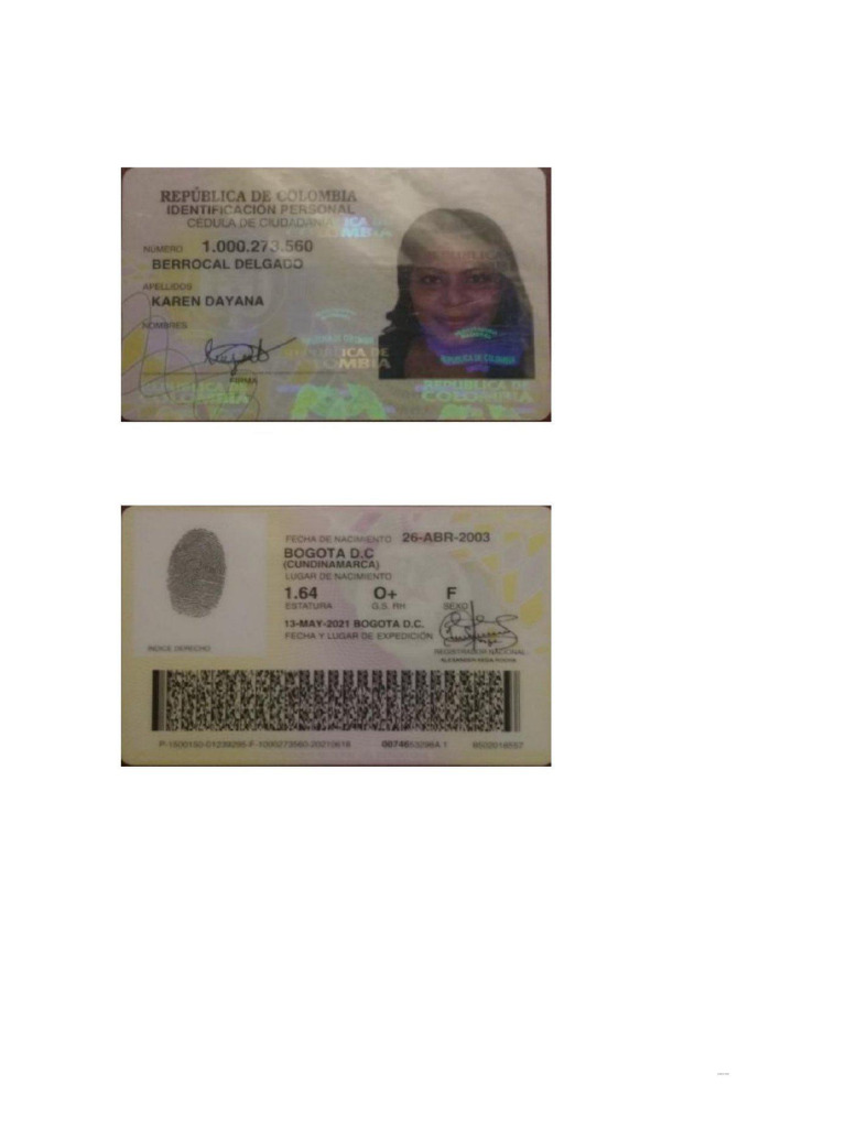 Documento de Identidad | PDF