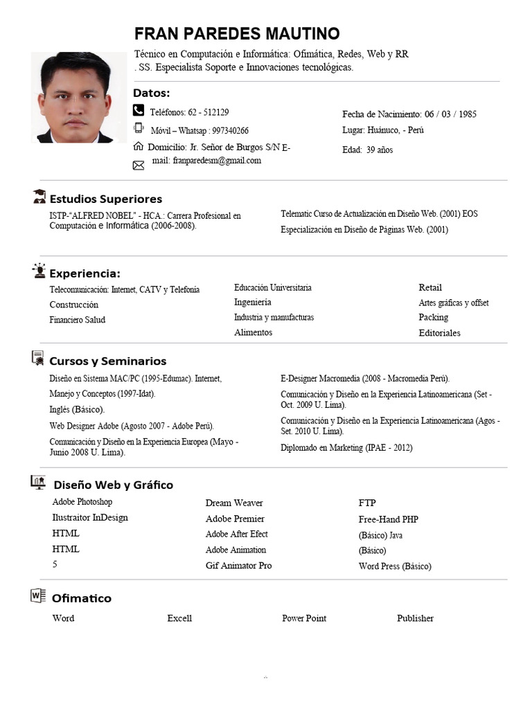 Raul Tello | PDF | Televisión por cable | Publicidad