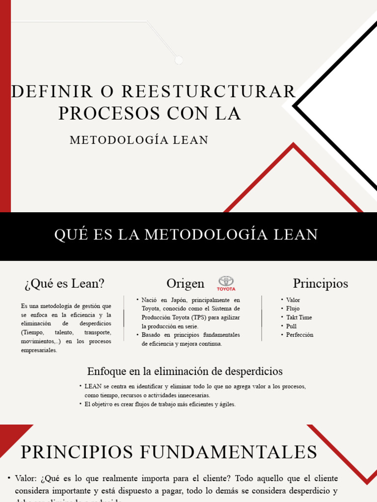 LEAN 1 | PDF | Lean Manufacturing | Procesos de negocio