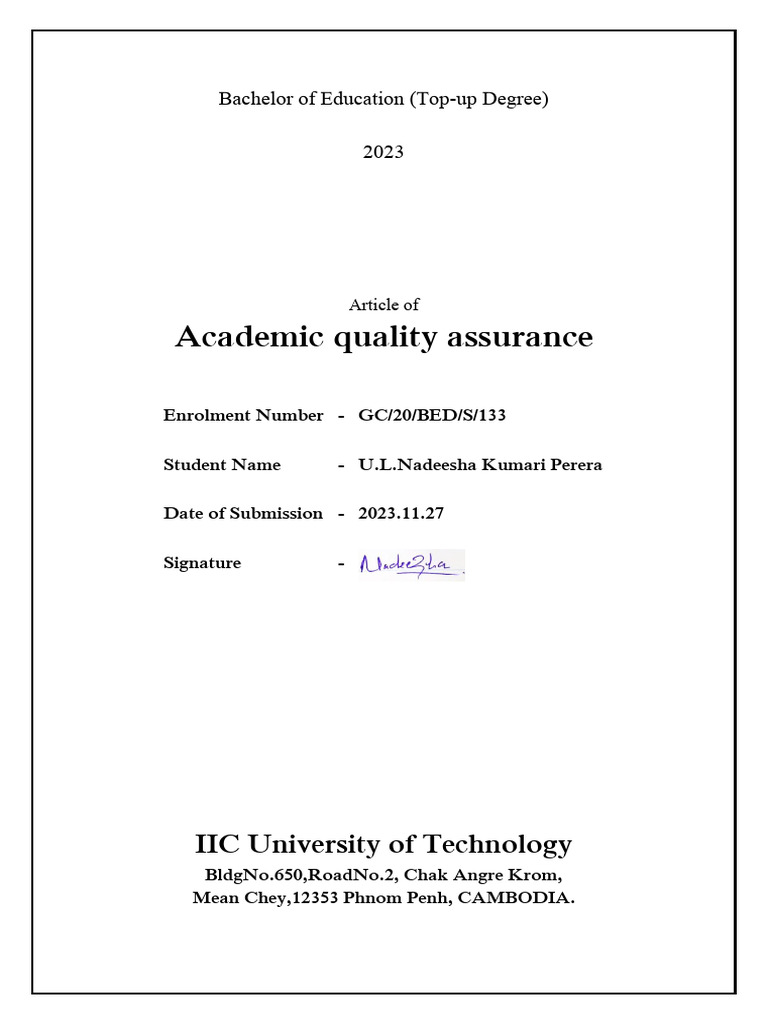 133 Edu Quality | PDF
