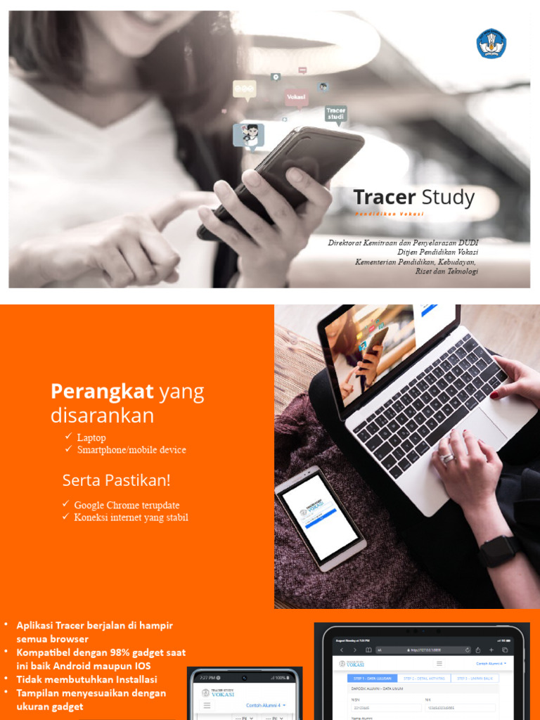 Bimtek Aplikasi Tracer Study | PDF