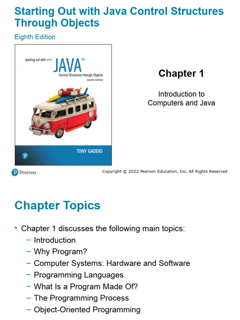 CSO Gaddis Java Chapter01 8e Accessible | PDF | Computer Data Storage | Java Virtual Machine