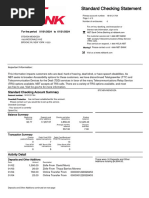 PNC Bank Statement | PDF | Banks | Overdraft