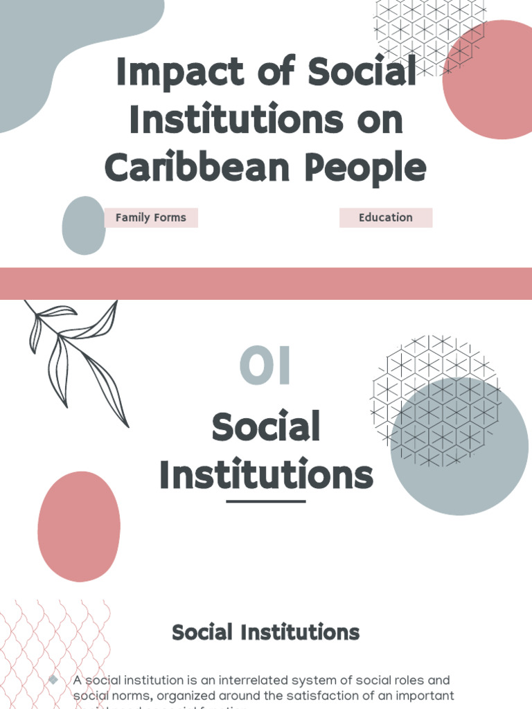 Societal Institutions in The Caribbean | PDF | Institution | Family