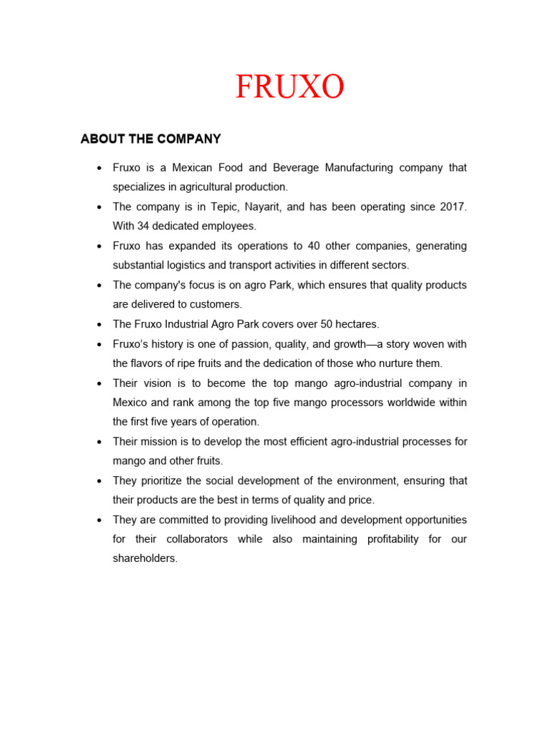 Fruxo Research Compilation | PDF | Hazards | Supply Chain