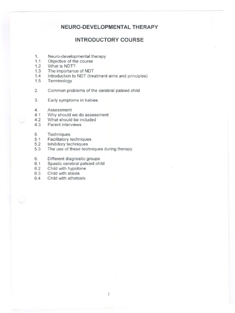 Neuro-Developmental Therapy | PDF | Anatomical Terms Of Motion | Human Leg