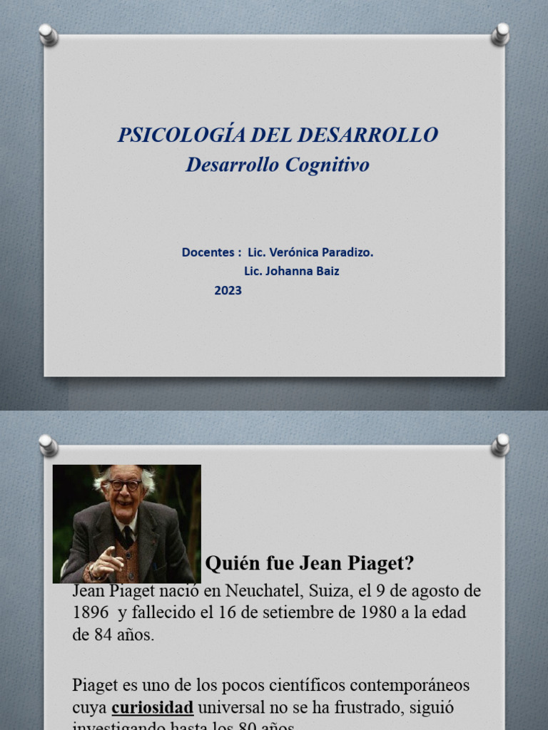 Módulo III. Psicologia Del Desarrollo. Jean Piaget | PDF ...