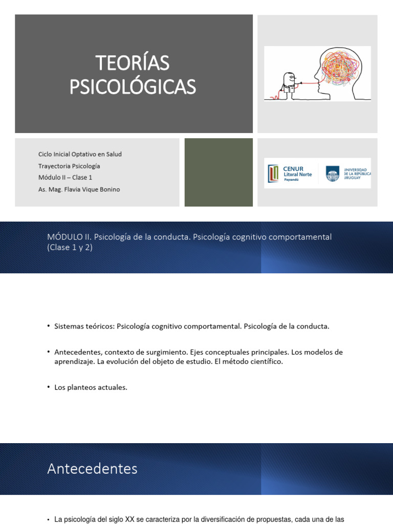 MODULO 2 CLASE 1 Vique | PDF | Sicología | Reforzamiento