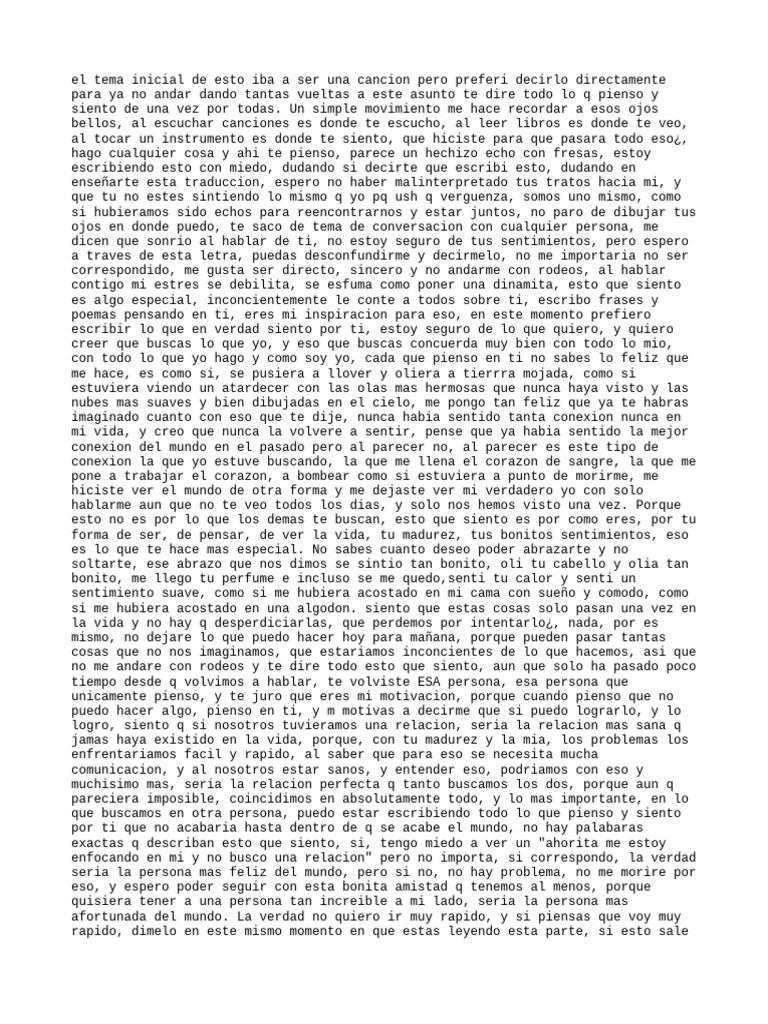 Lo Que Te Debo Decir | PDF
