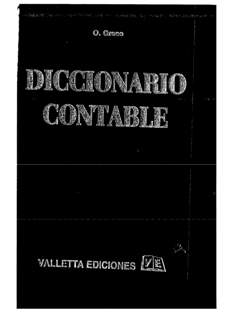 Diccionario Contable - Greco | PDF