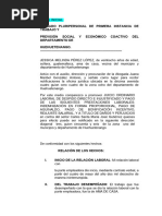 Escrito Solicitando Aguinaldo | PDF