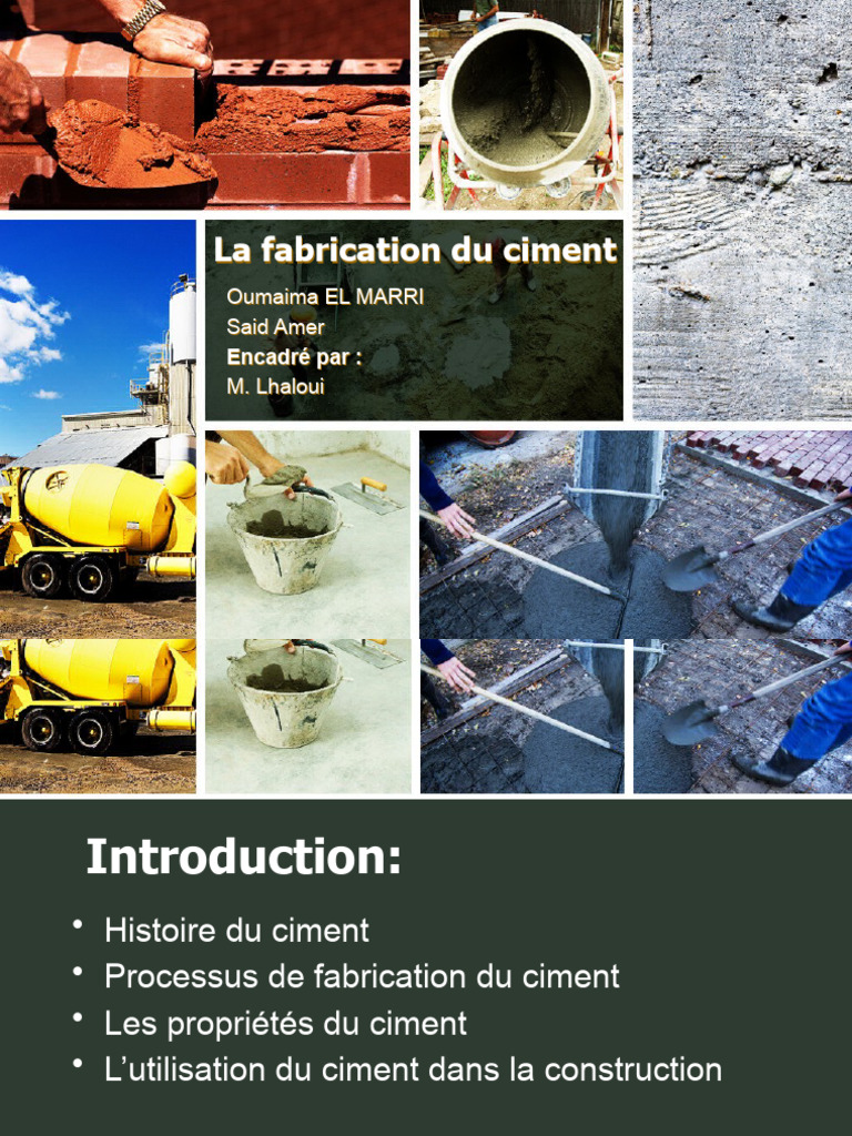 La fabrication du ciment-1 | PDF