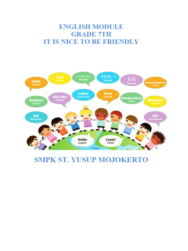 Modul Bahasa Inggris Kelas 7 | PDF | Seni