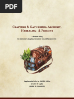 D&D 5E Alchemy Ingredients Compendium | PDF | Skin | Gunpowder