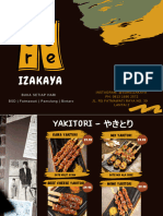 Menu Ootoya di Pacific Place Jakarta | PDF