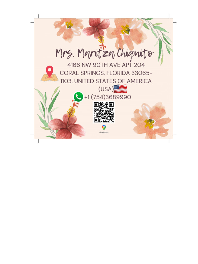 Etiqueta Maritza | PDF