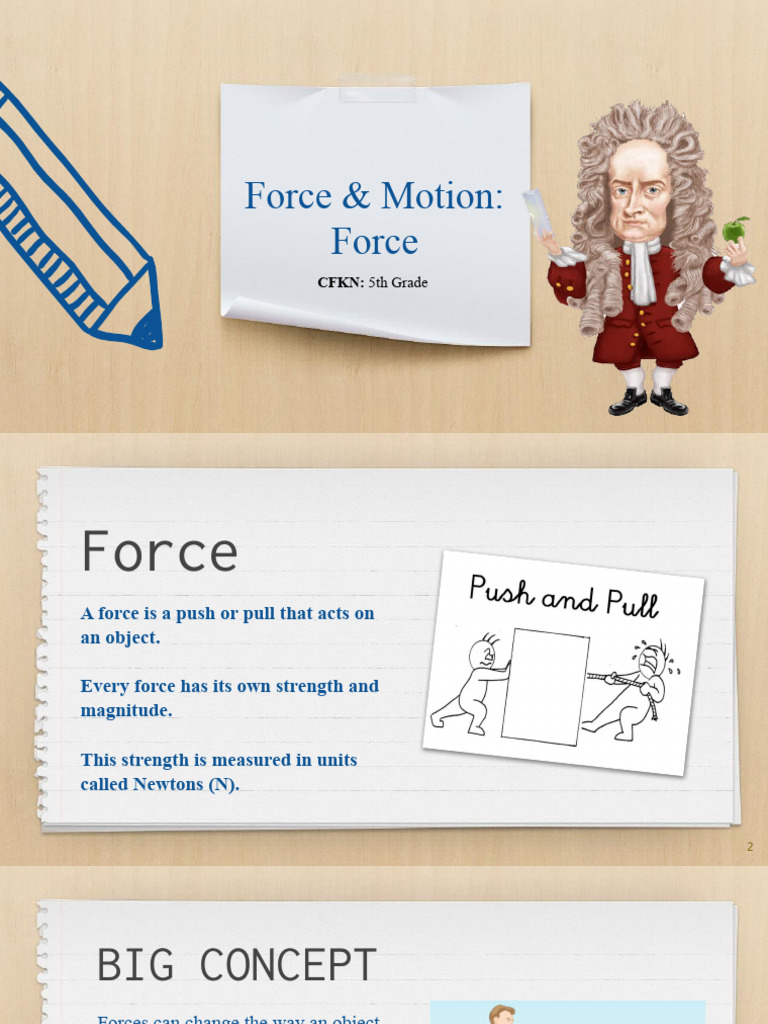 Force & Motion_ Forces | PDF | Force | Friction