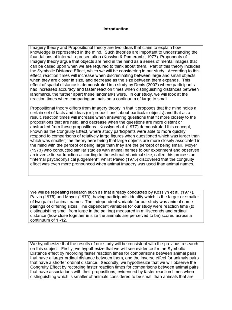 Cog Neuro 23b Lab 1 Template Pdf Mental Chronometry Mind