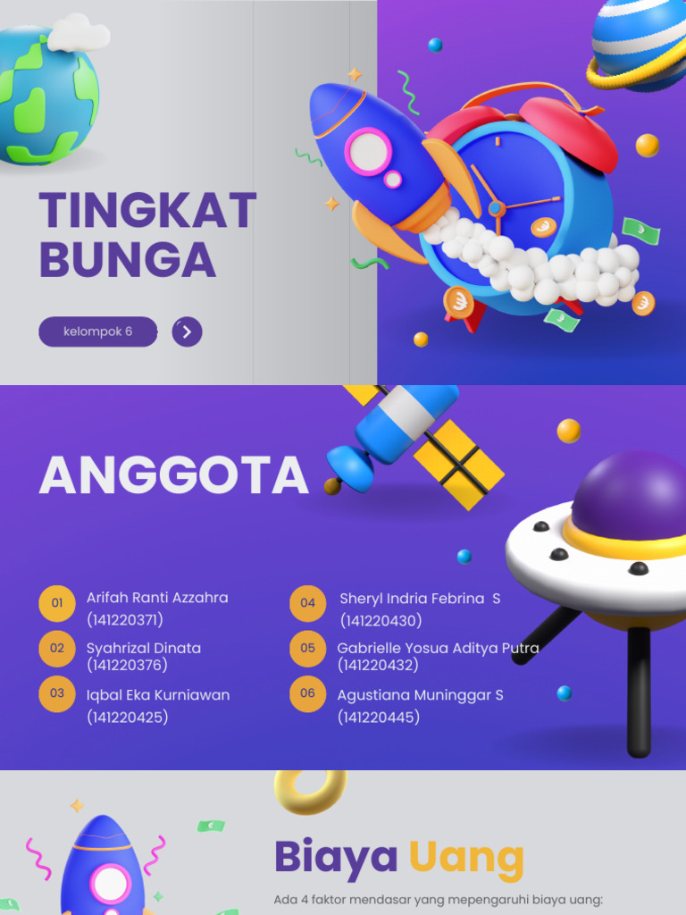 Kelompok 6 - Tingkat Bunga | PDF