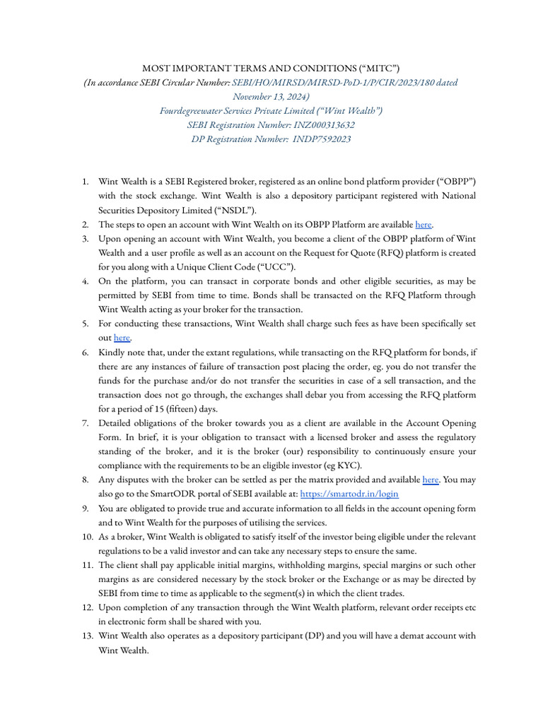 Wint Wealth Bond Trading Guide | PDF | Securities (Finance) | Stocks