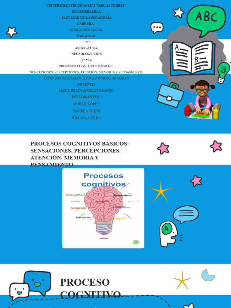 Procesos Cognitivos Básicos en Neurocognición | PDF | Memoria | Percepción
