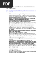 Boc Amo Renewal List of Requirements | PDF