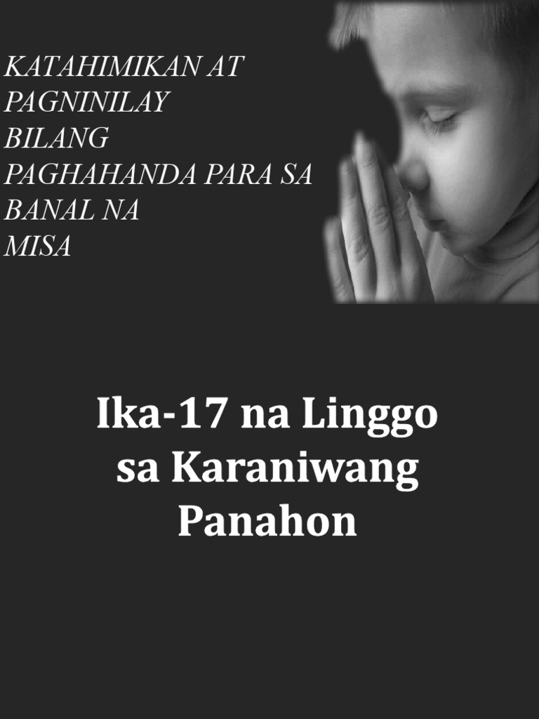 Ika - 17 Na Linggo Sa Karaniwang Panahon | PDF