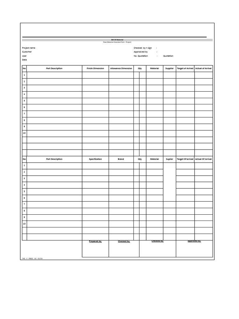 Master - BOM | PDF | Technology & Engineering