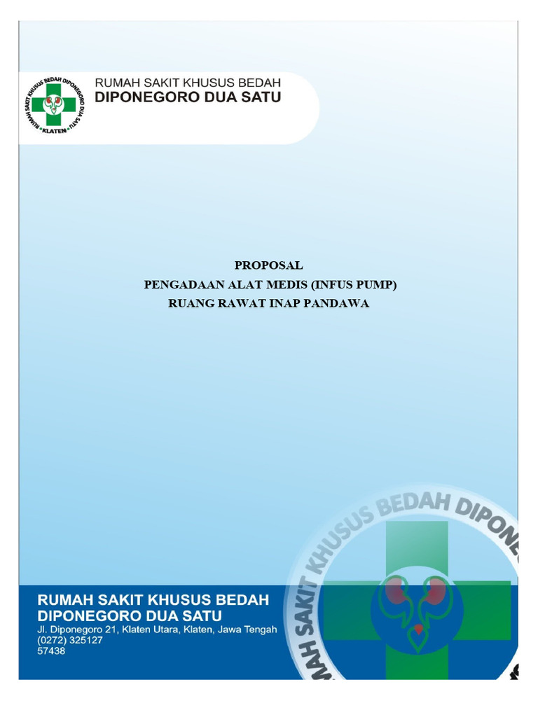PROPOSAL Infus Pump Pandawa | PDF