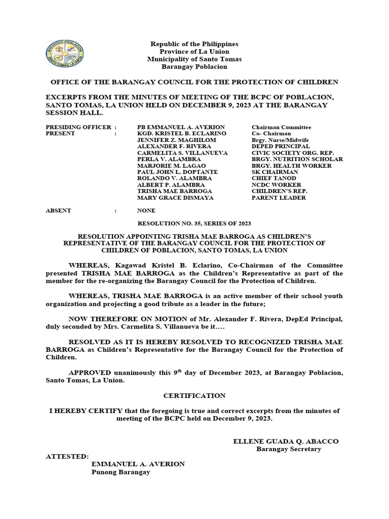 Child Representative | PDF | Government