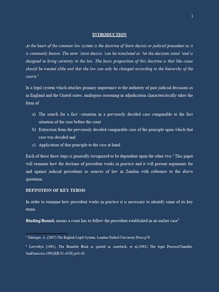 Legal Process PRECEDENT | PDF | Precedent | Public Sphere