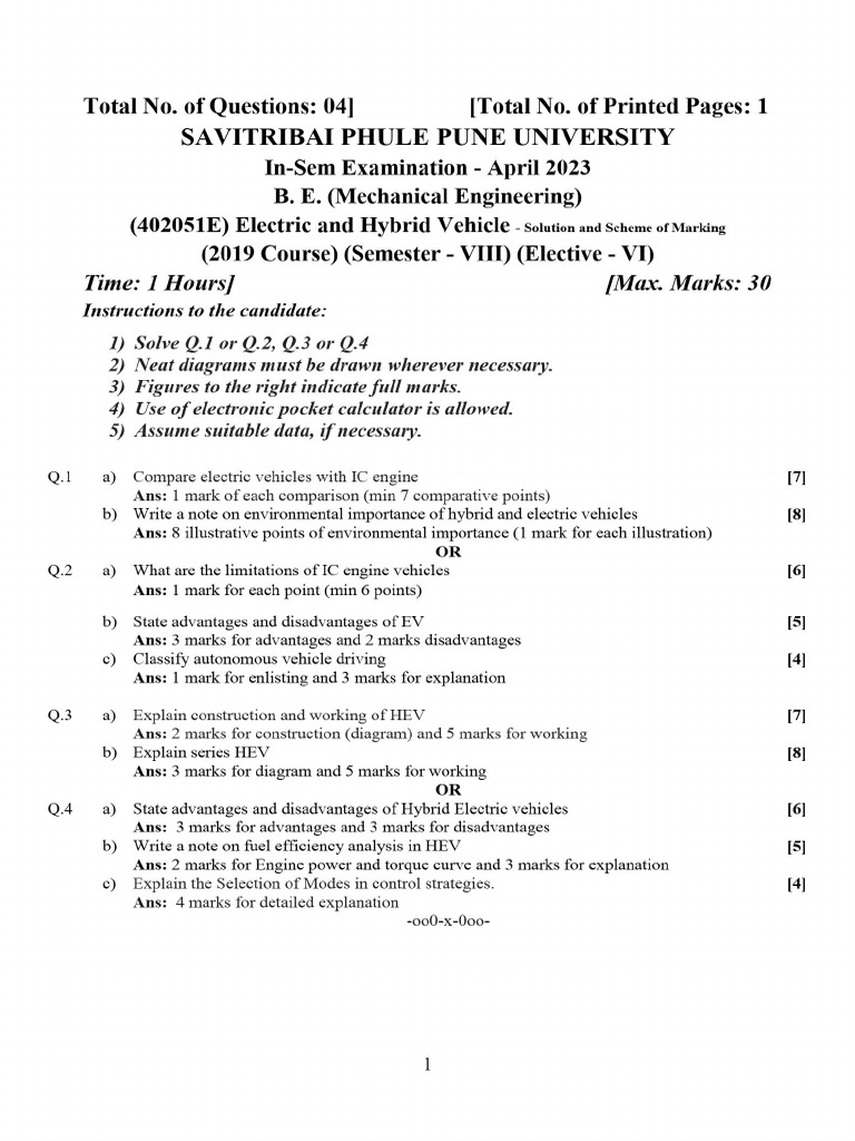 Eandhv April 2023 Insem Exam Solution Cum Scheme Of Marking Pdf 