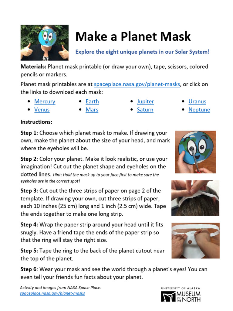 Planet Masks | PDF | Home & Garden | Art