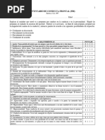 Escala Catatonía BFCRS Completa Con Puntajes | PDF | Sicología ...