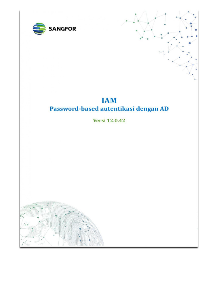 Sangfor Iam V12 0 42 Password Based Authentication With Ad Pdf