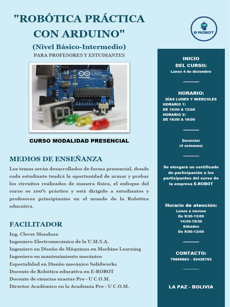 Robótica Práctica Con Arduino | PDF | Electricidad | Ingeniería Informática