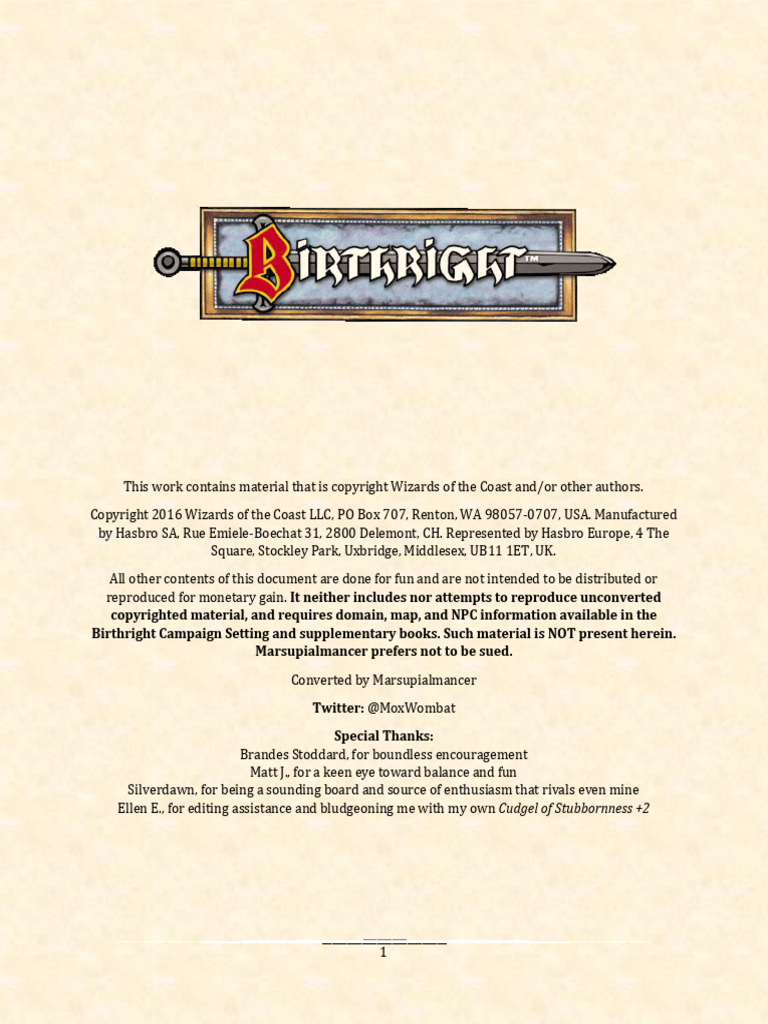 Birthright 5E Revised | PDF | Elf (Dungeons & Dragons) | Dwarf ...