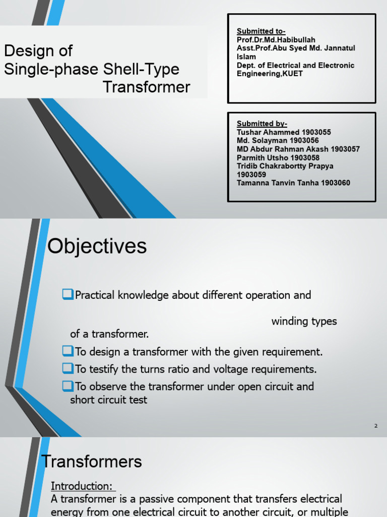 Prototyping Presentation A2 5 Final Download Free Pdf Transformer