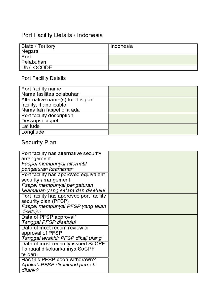 Form IMO GISIS (New) | PDF